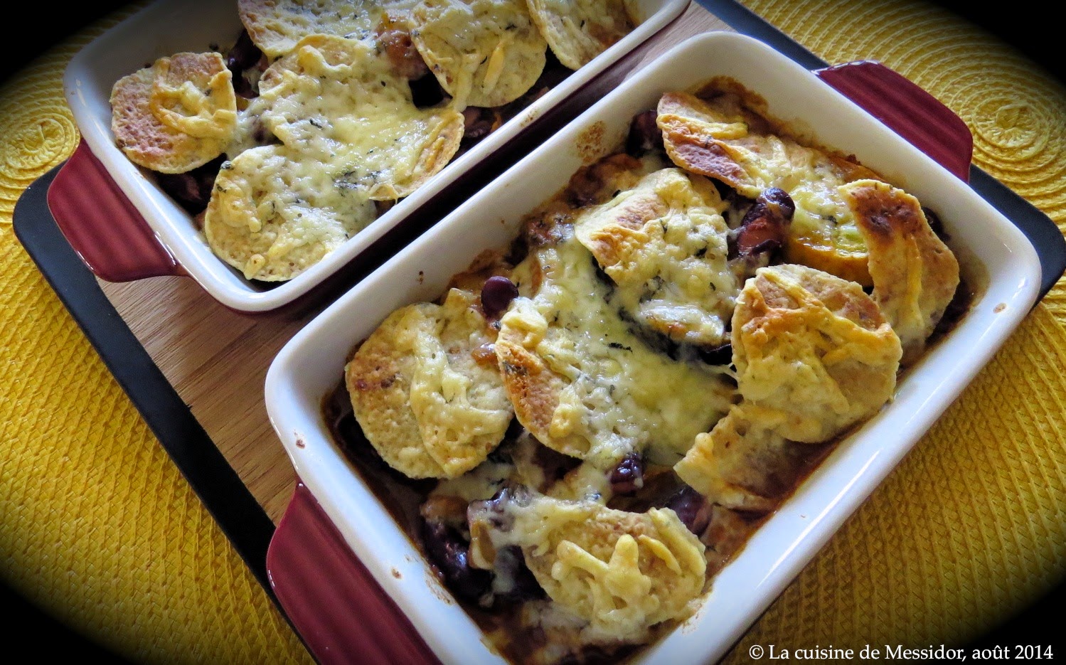 La cuisine de Messidor: Chilis gratinés aux légumes grillés