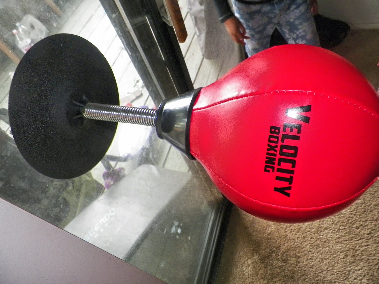 mygreatfinds: Velocity Boxing Stress Reliever Desktop Punching Ball Review
