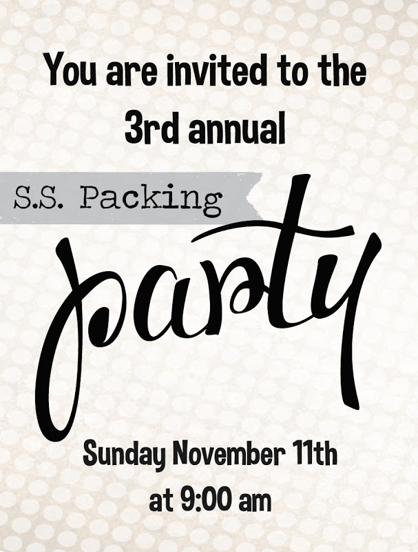 Packing Boxes of Love: Packing Party- Tips and Lessons Learned.