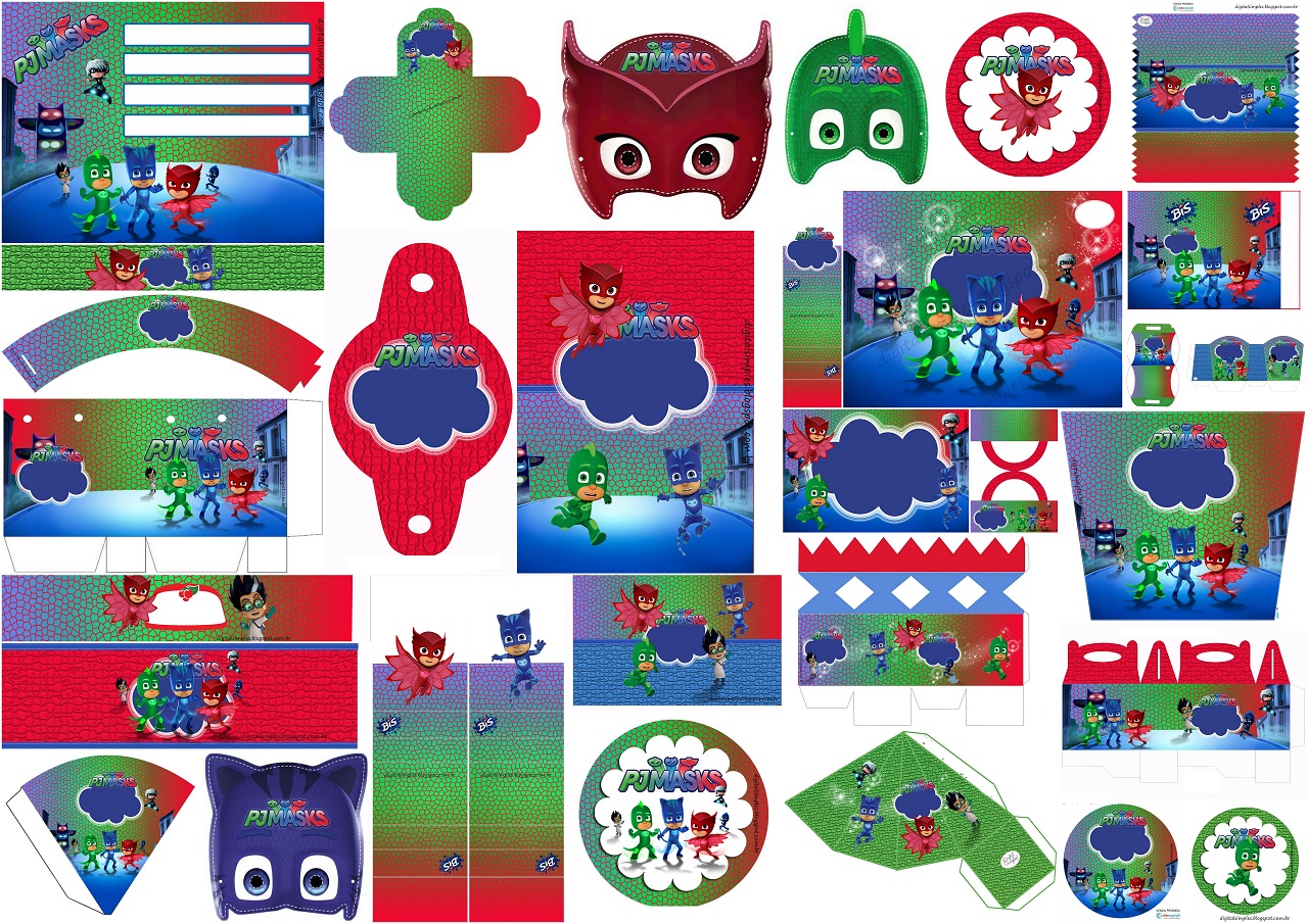 PJMasks: Free Printable Kit. - Oh My Fiesta! in english