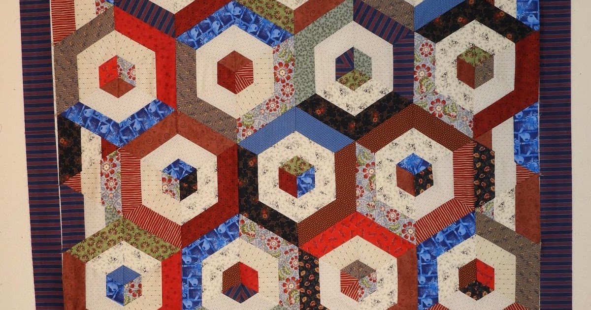 straythreads: Boxed In quilt top