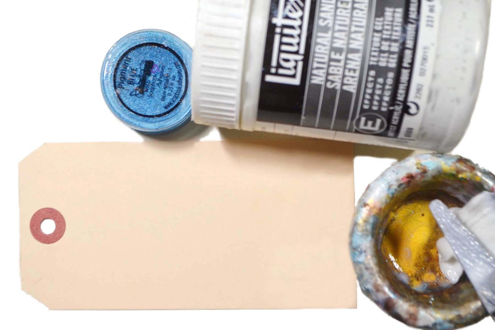 Donna Salazar Designs: Pigment Powders with Texture Paste ~by Donna Salazar