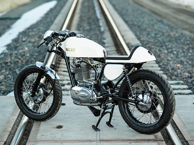 Ducati 350 by @york.st - RocketGarage - Cafe Racer Magazine