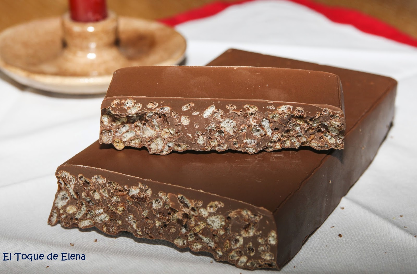 TURRÓN DE CHOCOLATE CON TURRÓN DE CHOCOLATE CON
