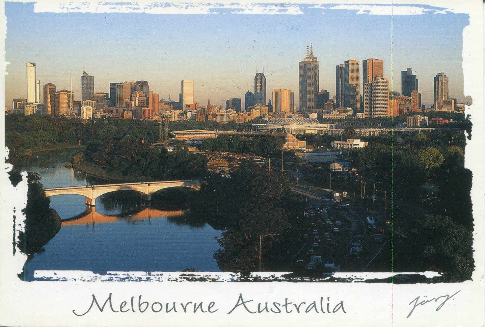 collect ROC: Australia Postcard : Melbourne
