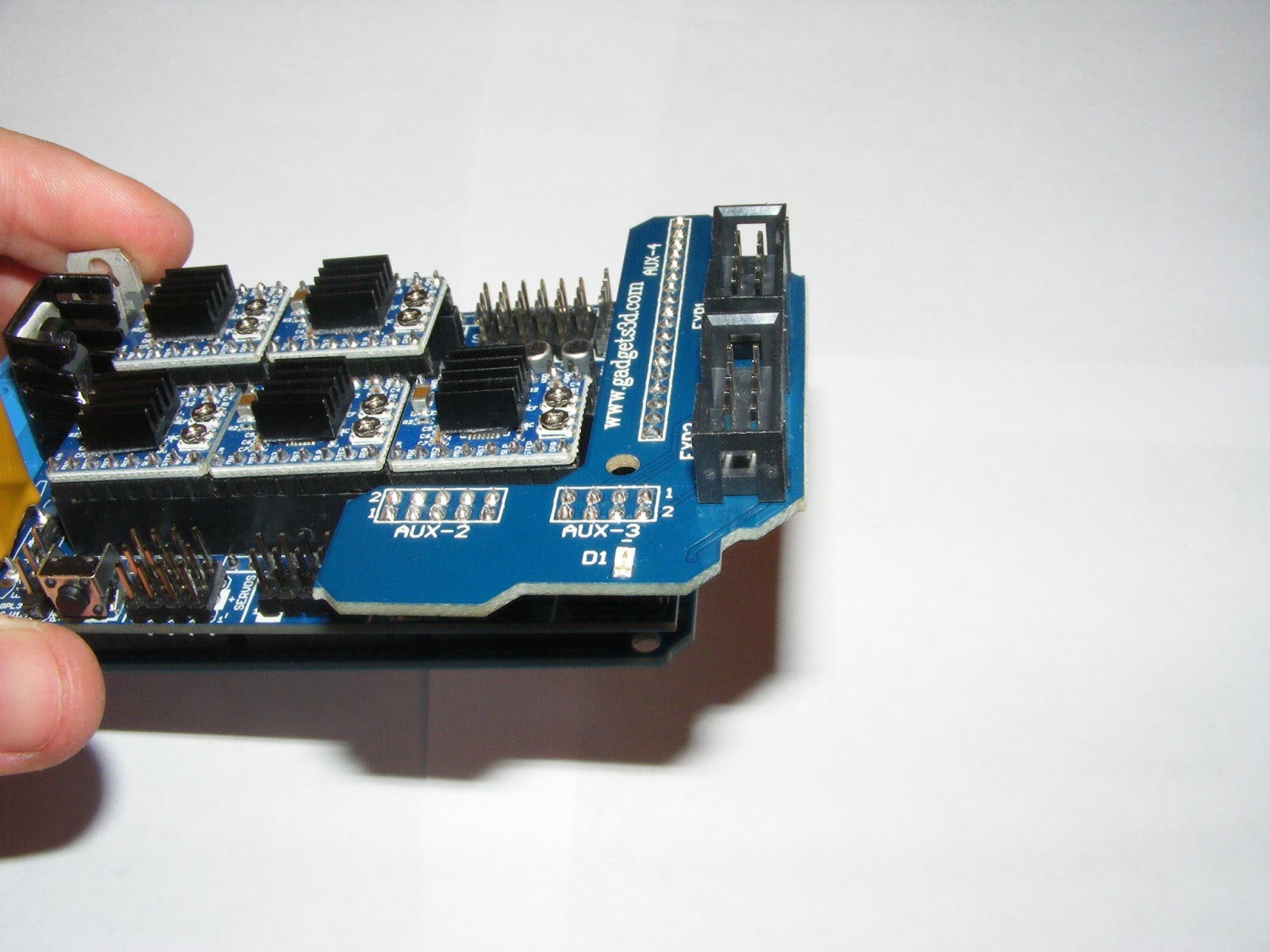 ALF 3D Printer: RAMPS GADGETS3D LCD and SHIELD v1.0