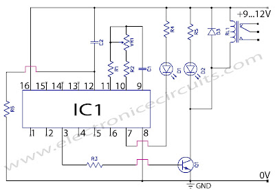 1minute to 2 Hour Timer circuits(cd4060) - Electronic Circuit Collection