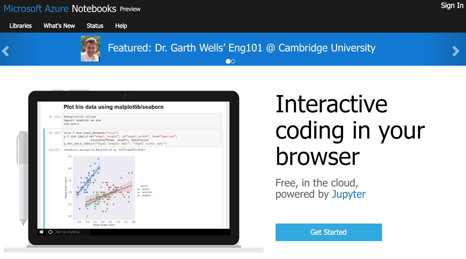 Azure Machine Learning 測試開發工具的新選擇：介紹 Microsoft Azure Notebook ~ 小黑文