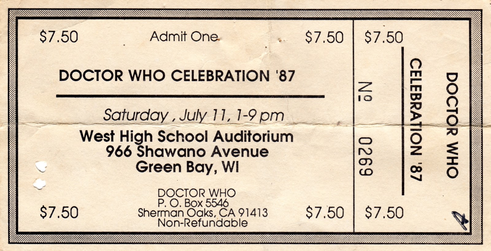 Matrix Overdrive: Looking Back: Doctor Who Celebration '87
