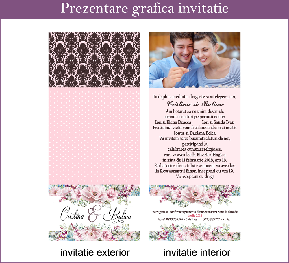 BebeStudio11.com - Invitatii Nunta‎ si Botez: Invitatii Nunta Florale ...