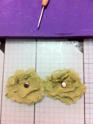 lollydollycrafts Tutorials: Gauze Flower Tutorial