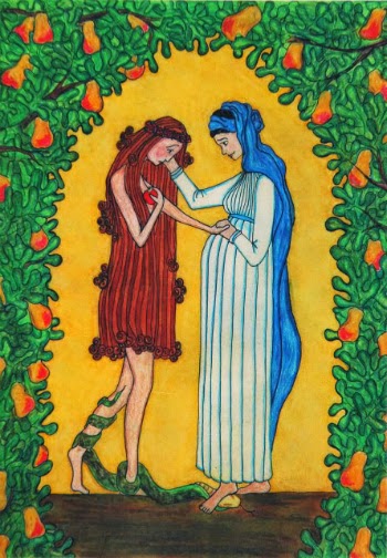 Solitary Boast: MARYS for May #22 -- Mary Comforts Eve