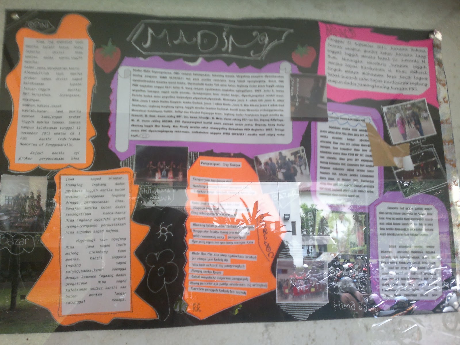 HIMA JAWA UNY: Mading Hima Jawa UNY