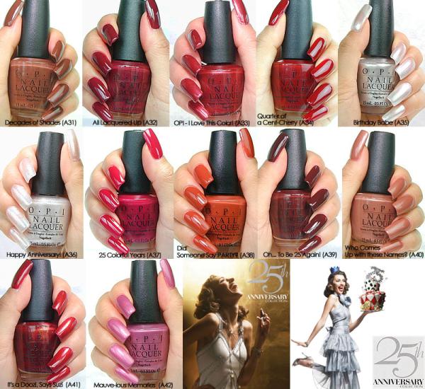 Timtam: The OPI 25th Anniversary Edition Collection ~ Fall 2006 (part 1)