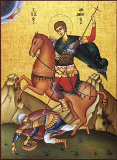 The Holy and Glorious Great Martyr Demetrios of Thessaloniki (October ...