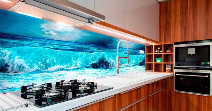 3D backsplash panel - the best solution for kitchen