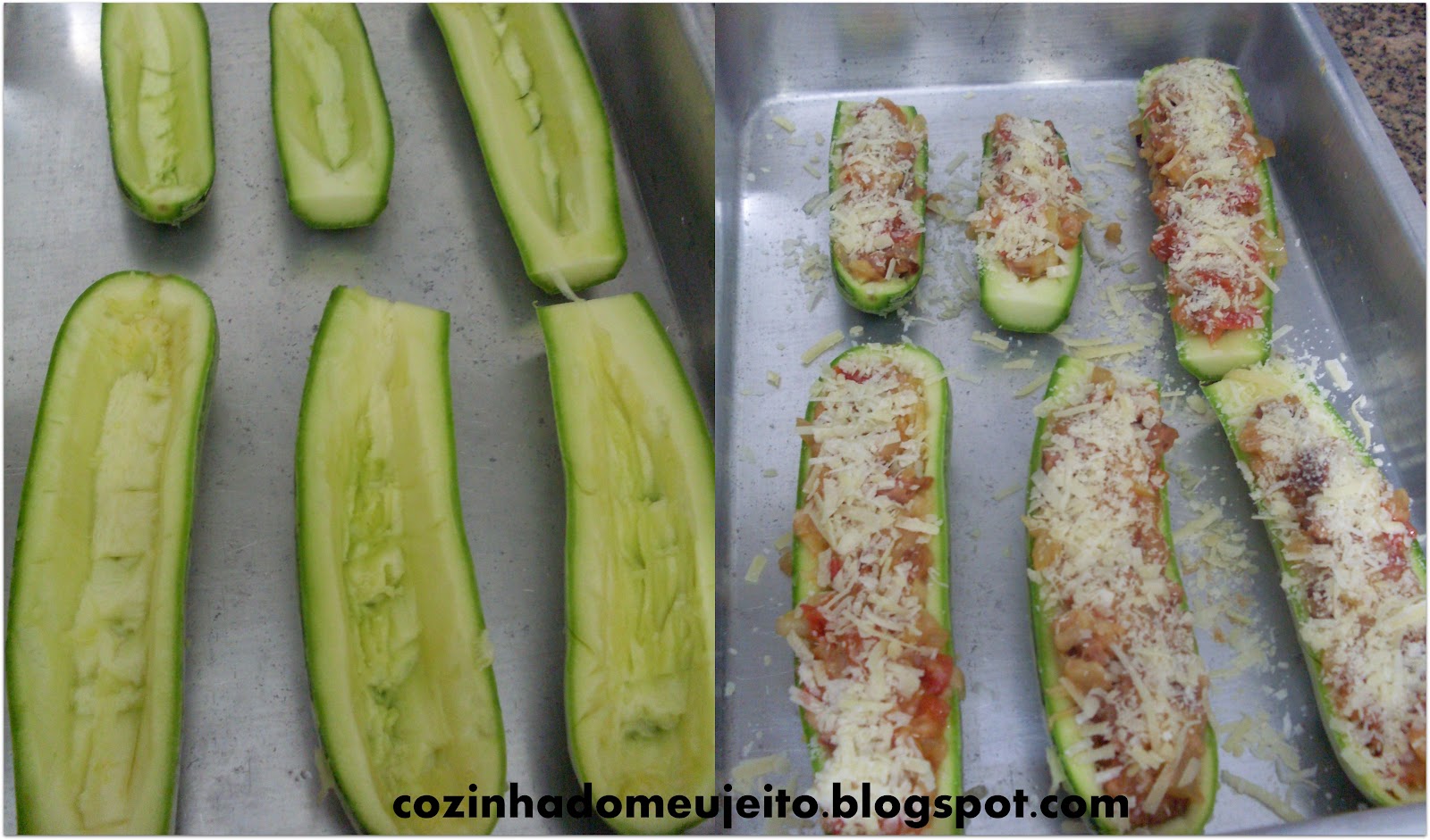 cozinha do meu jeito: abobrinha recheada