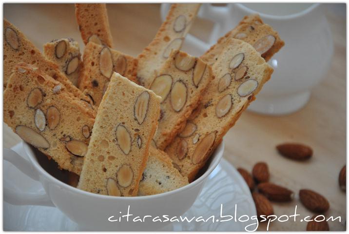 Biskut Almond Biscotti /Almond Biscotti ~ Must Read!