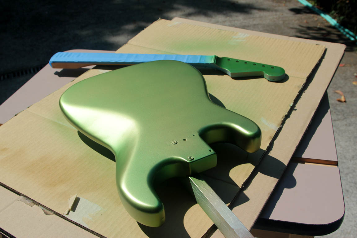 The Big Whistle: Candy Green Strat Refinish Process