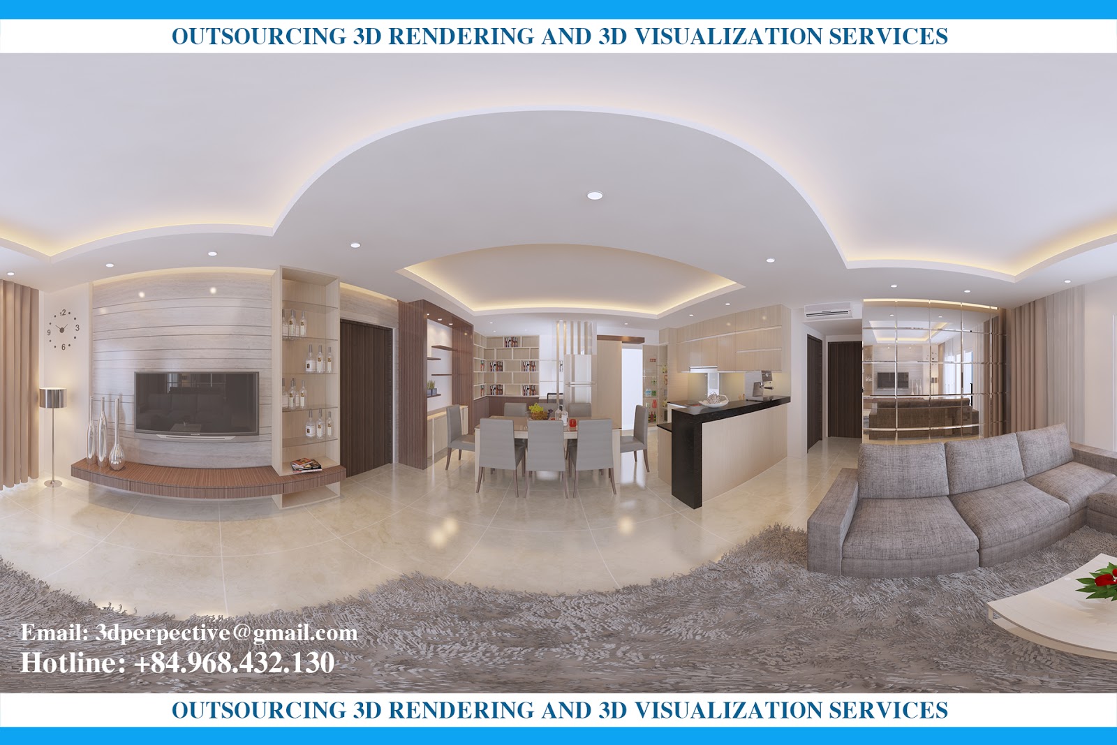 Outsourcing 3D Rendering and 3D Visualisation Services