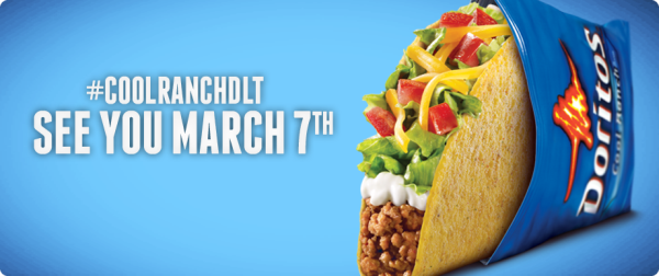 News: Taco Bell - Cool Ranch Doritos Locos Taco Coming March 7