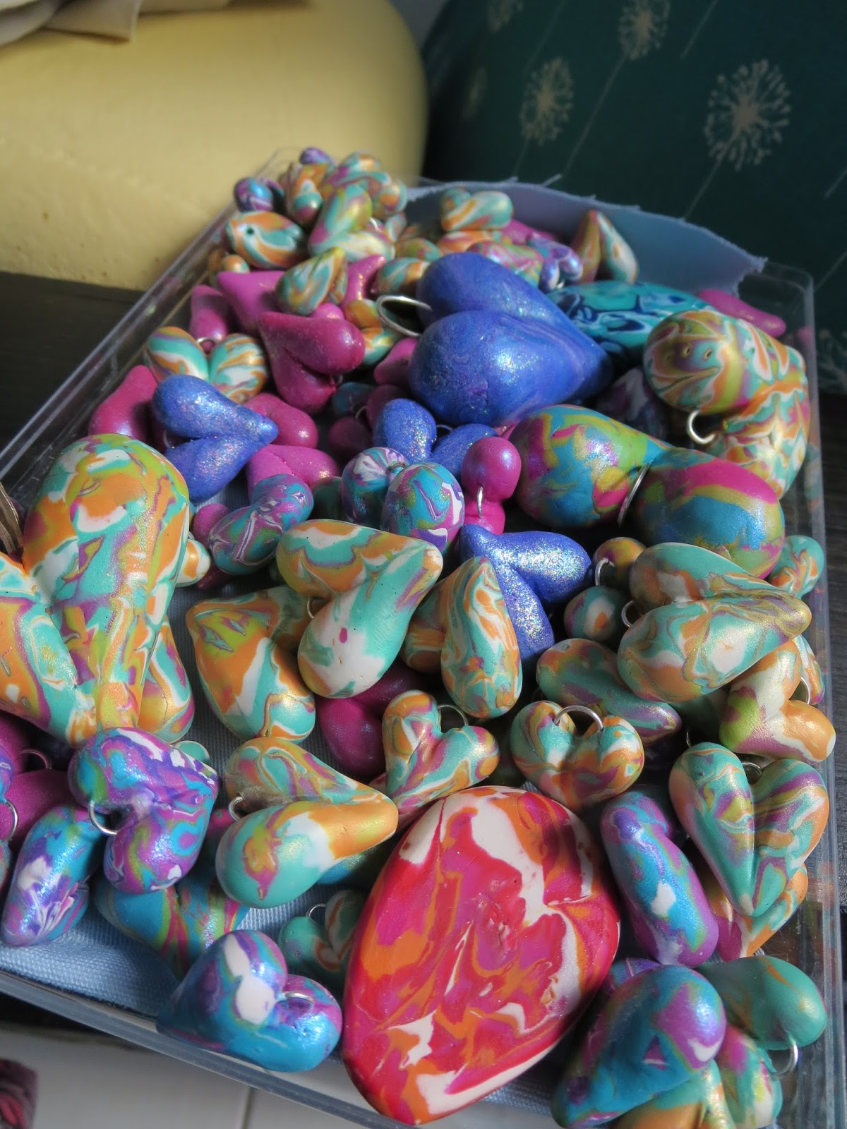 HeArtfully Creating: POLYMER CLAY ADVENTURE: More Puffy Hearts Using ...