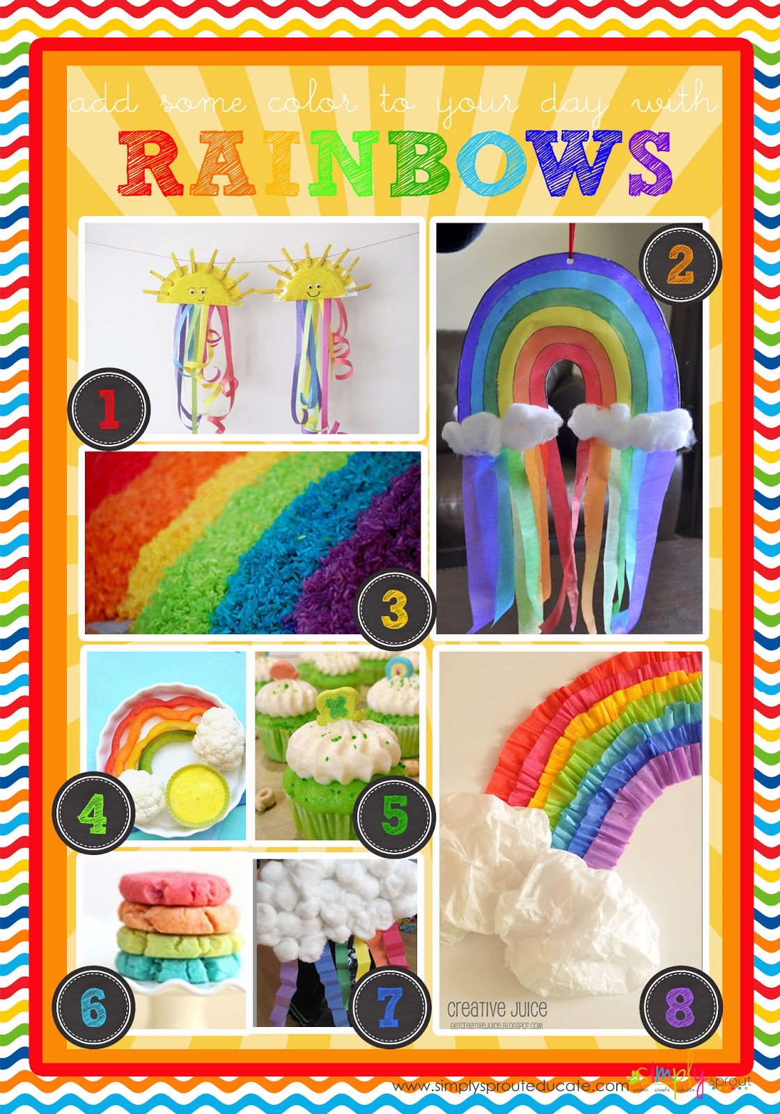 Add some color to your day with Rainbows - Simply Sprout