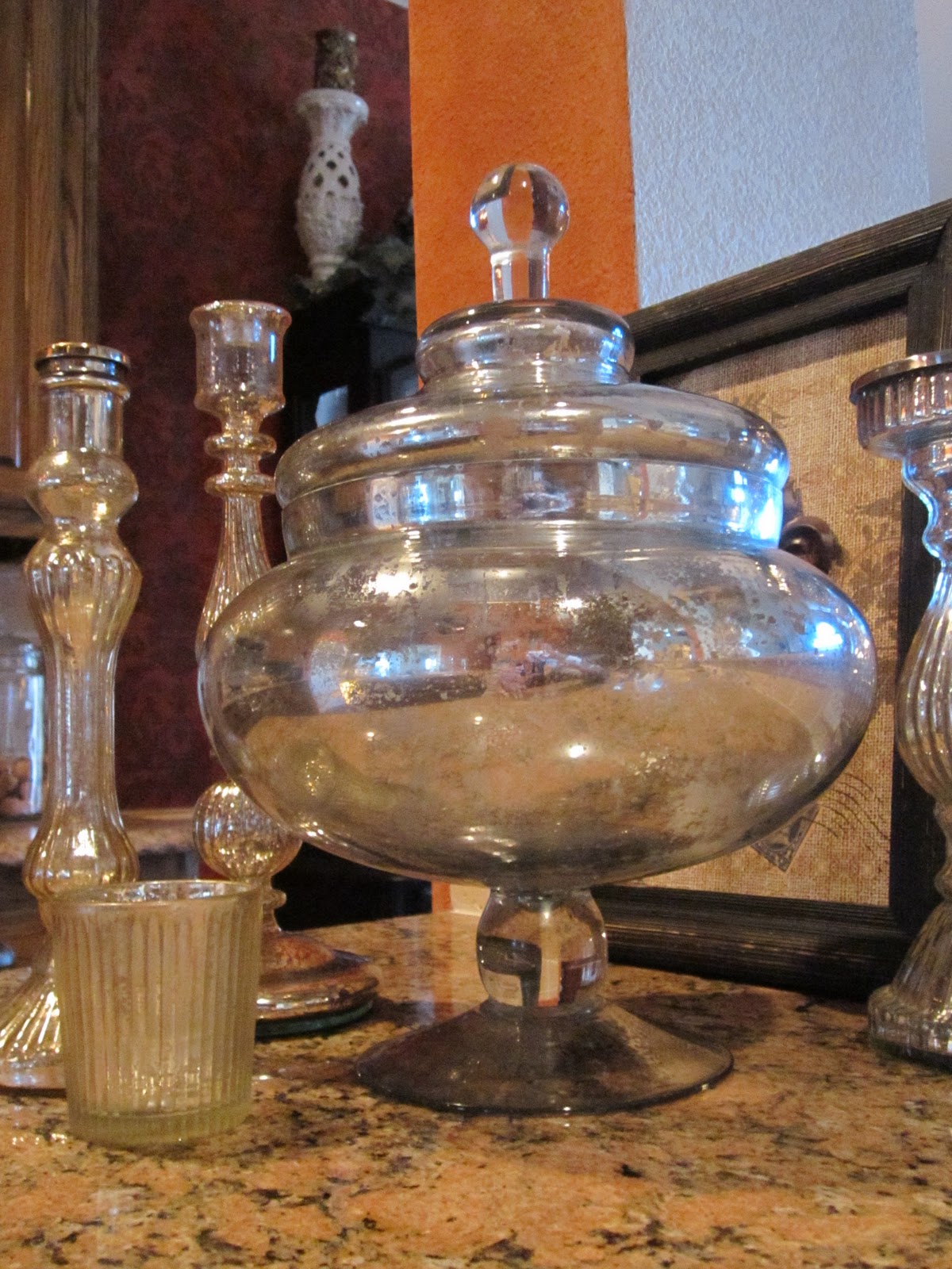 Posh and Whimsy: Faux Mercury Glass Tutorial