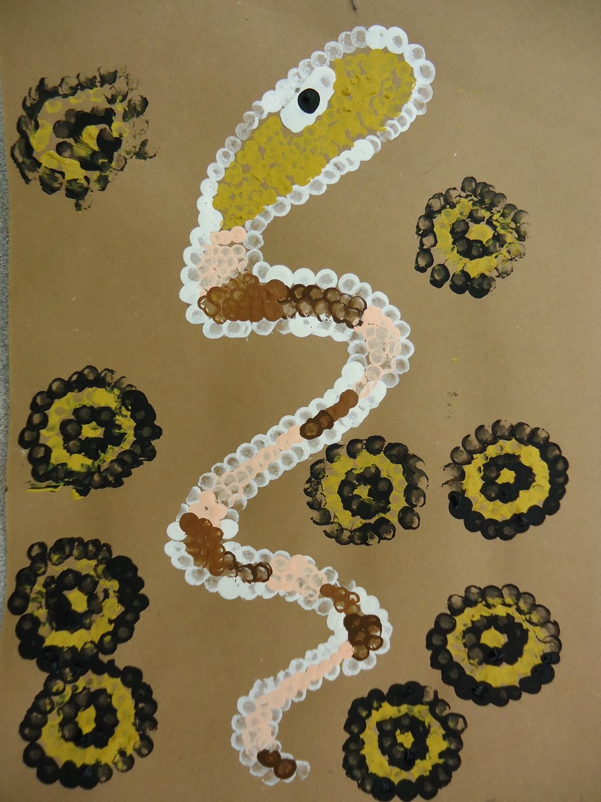 Mini Matisse: Visual Texture: The Singing Snake
