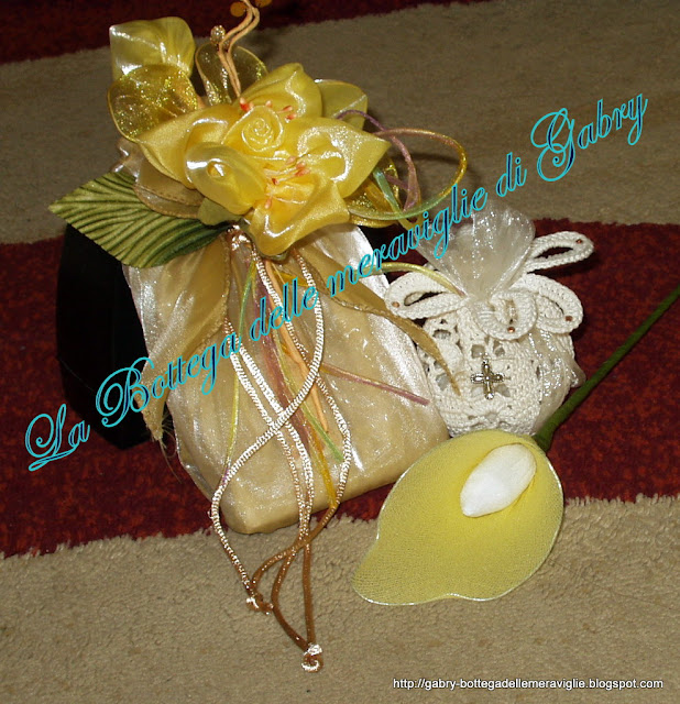 La Bottega delle meraviglie di Gabry: Bomboniera e fiore-segnaposto