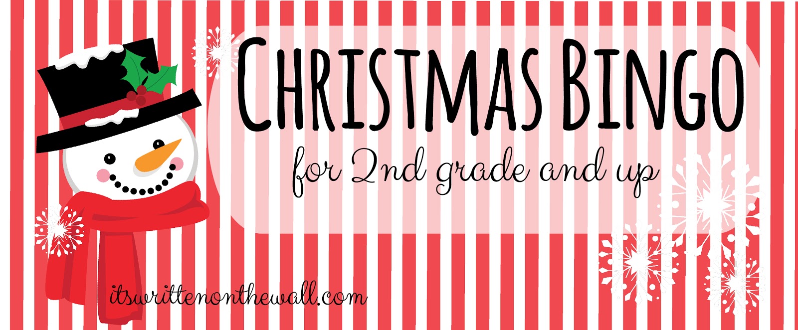 It's Written on the Wall: A Fun Christmas Activity for kids-Christmas ...