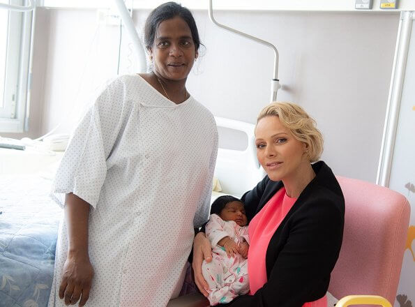 Princess Charlene visited maternity ward of CHPG in Monaco