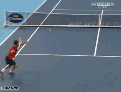 Random Musings: Best Tennis Shot You'll Ever See