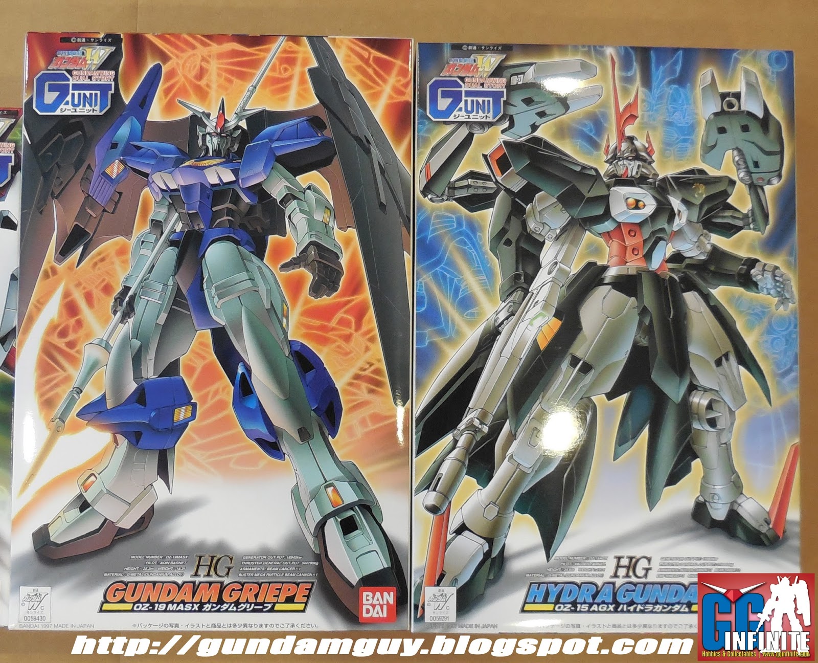 GUNDAM GUY: GG INFINITE: Newly Arrived Gundam Wing Dual Story: G-UNIT ...