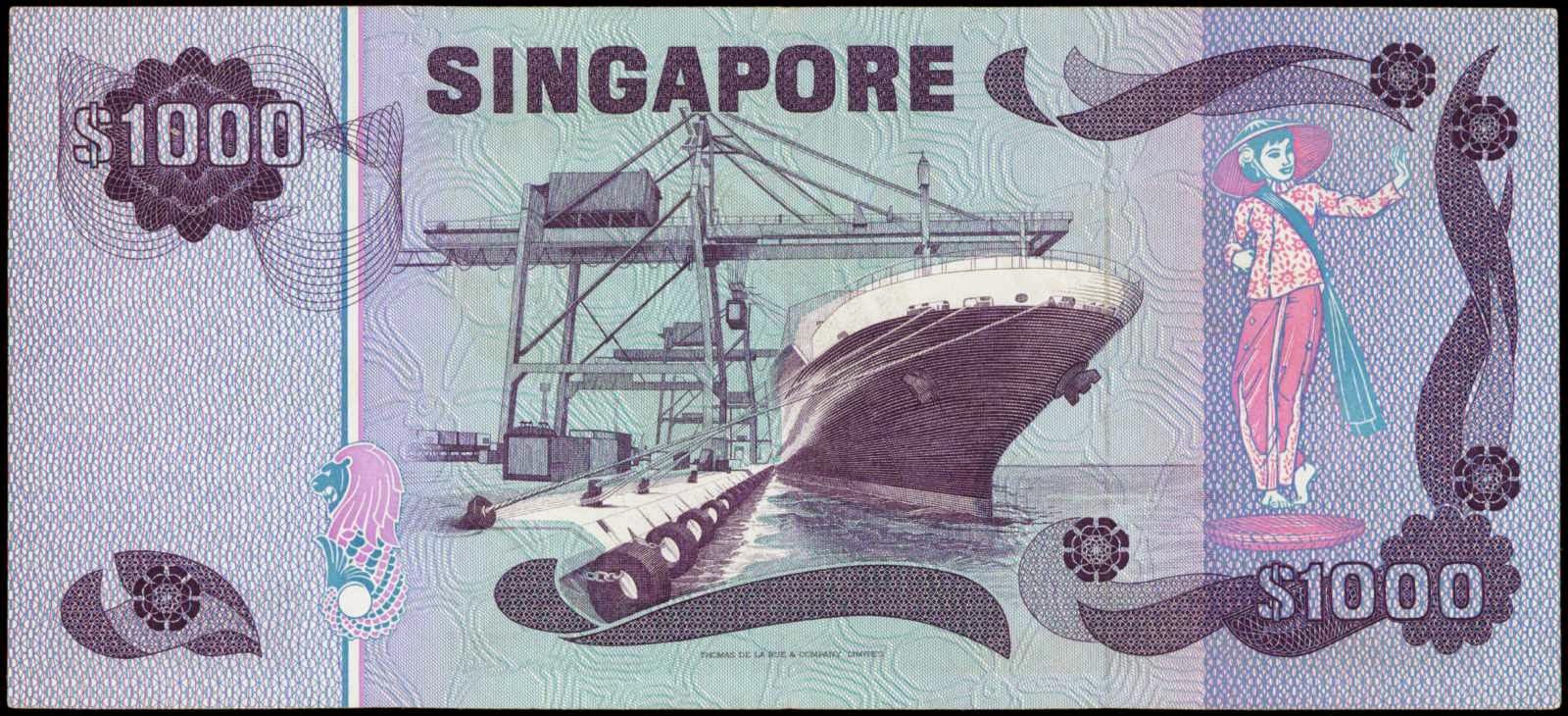 Singapore 1000 Dollars banknote Bird Series|World Banknotes & Coins ...