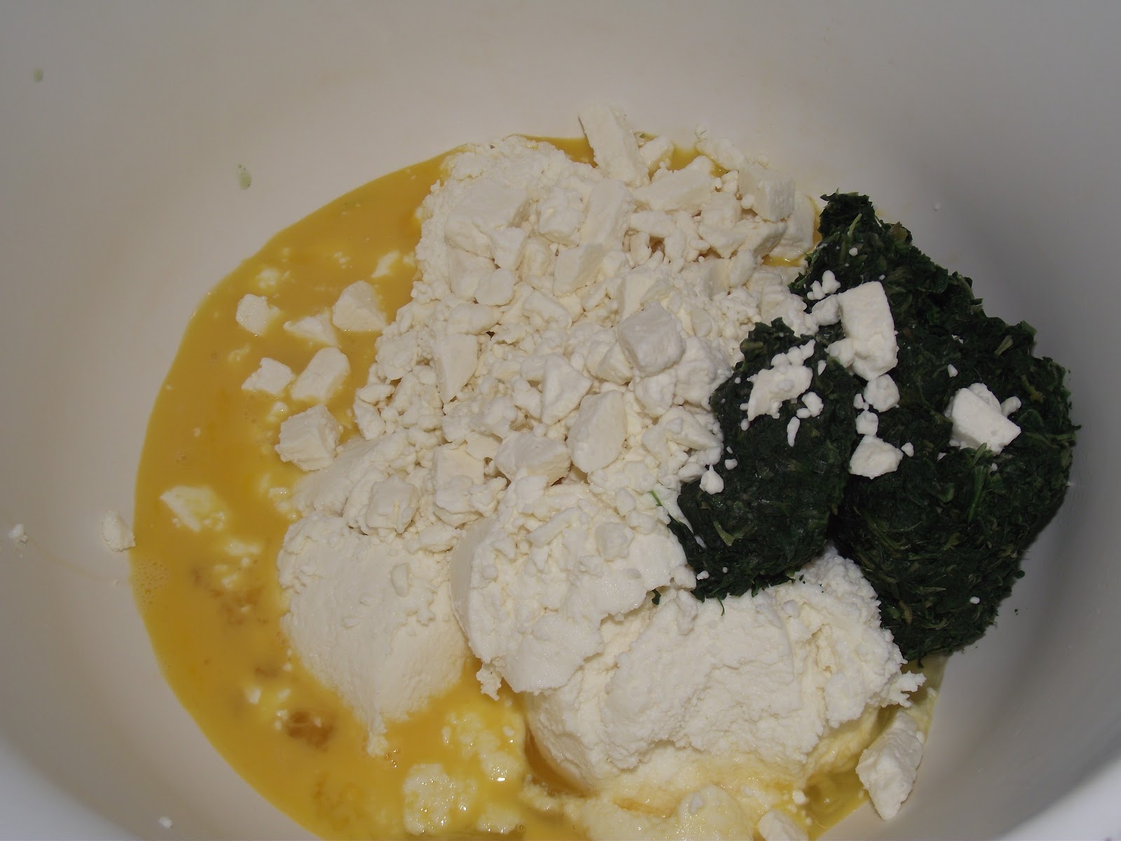 The Unabashed Kitchen Wench: Spinach and Feta Casserole