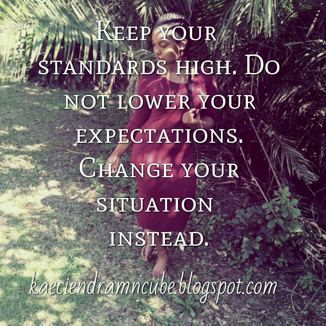 WebOfThoughts: Maintain those high standards.