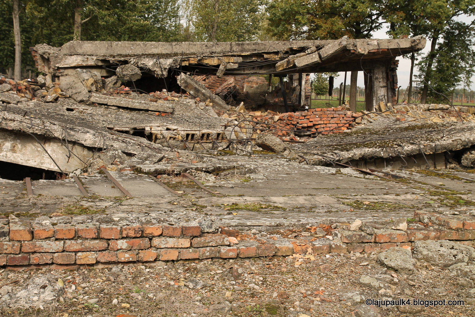 Through the Lands of Holocaust: Ruins of Gas Chamber and Crematorium II ...