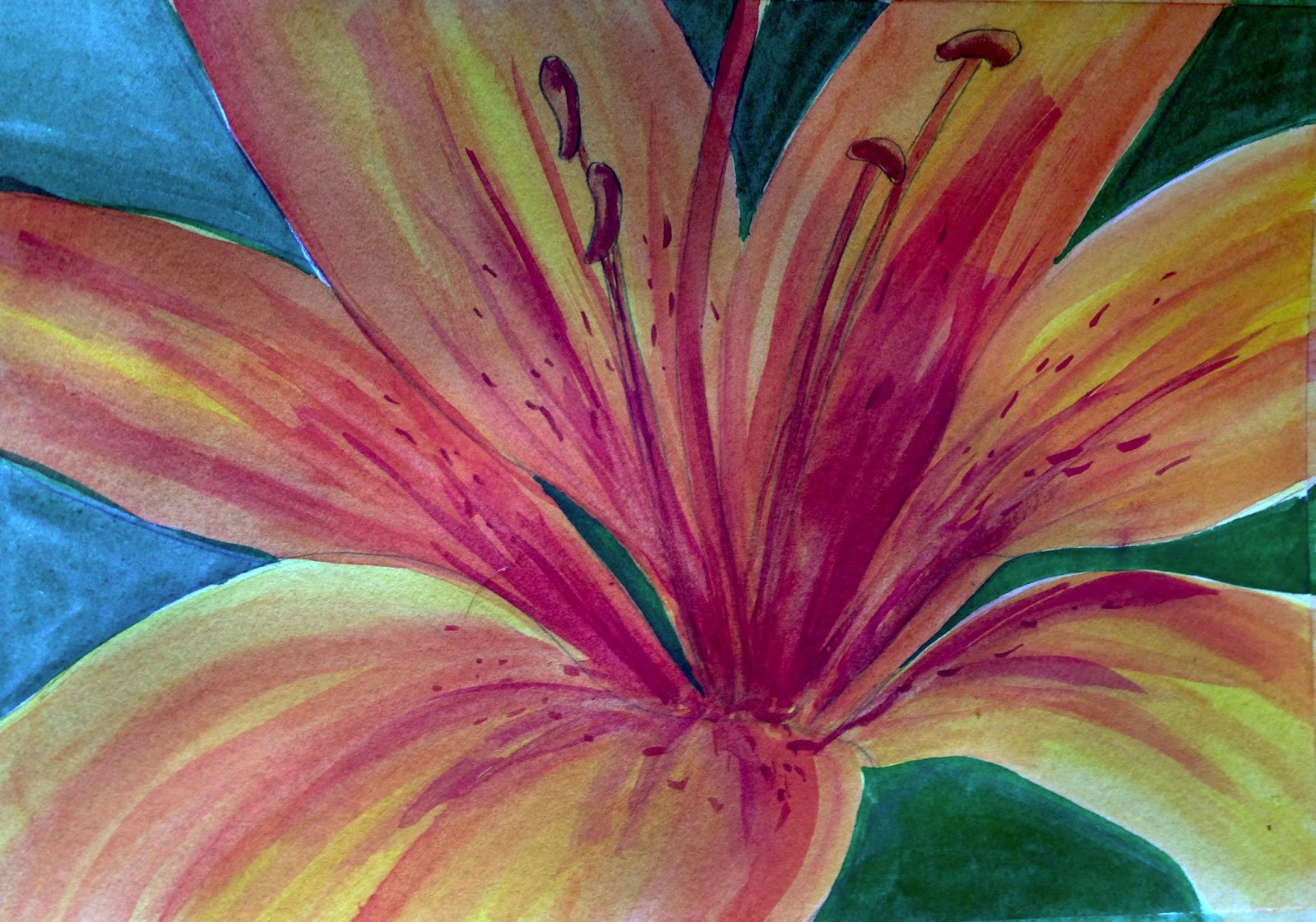 Ideas: Watercolor Flower