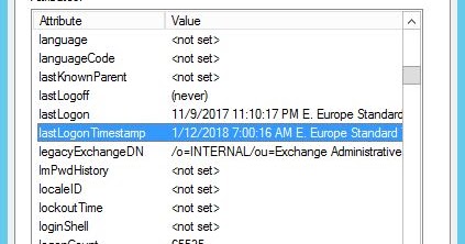 Use-Powershell: Active directory domain user last logon date and time