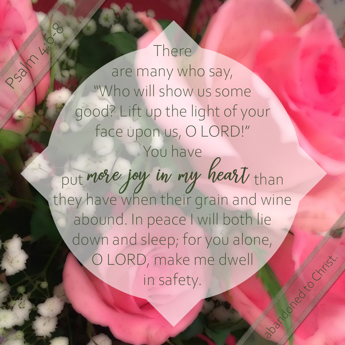 Dichotomic Definitions Between God and Man: Rest | abandoned to Christ.