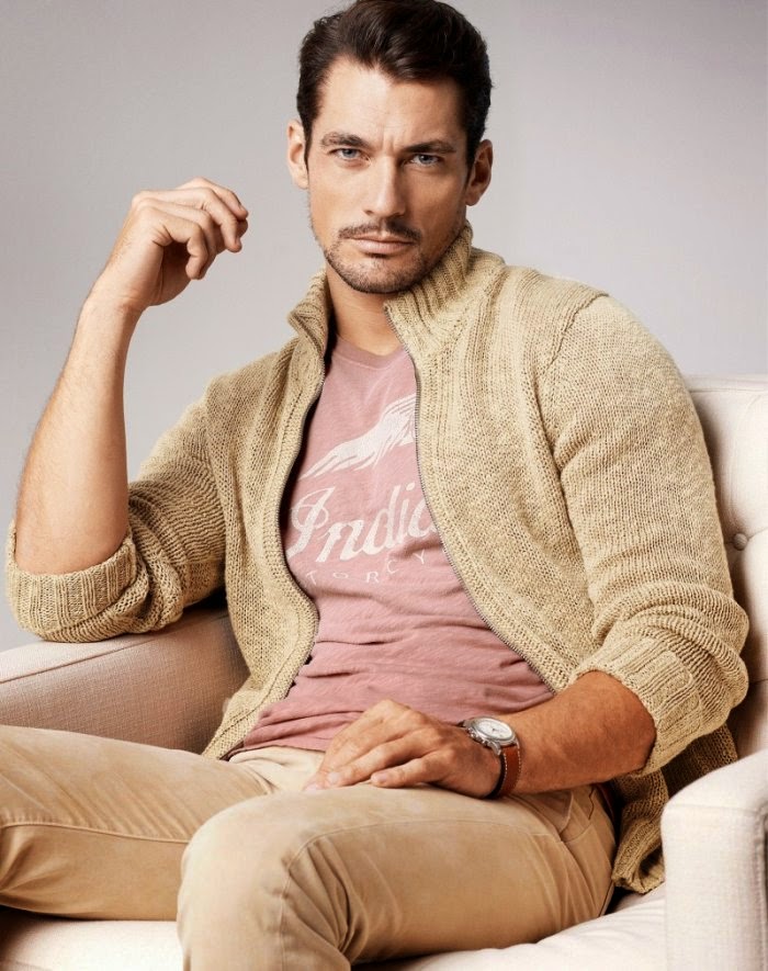 David Gandy -Source-: David Gandy with Missy Rayder for @LuckyBrand ...