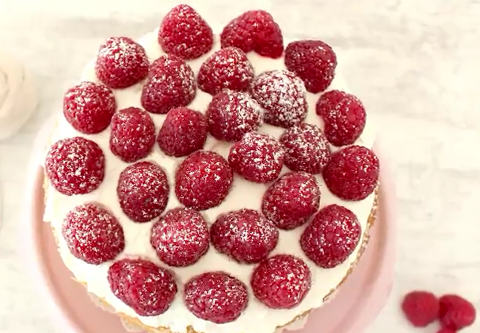 Mi recetario de cocina. Recetas y consejos.: Genovesa de frambuesas