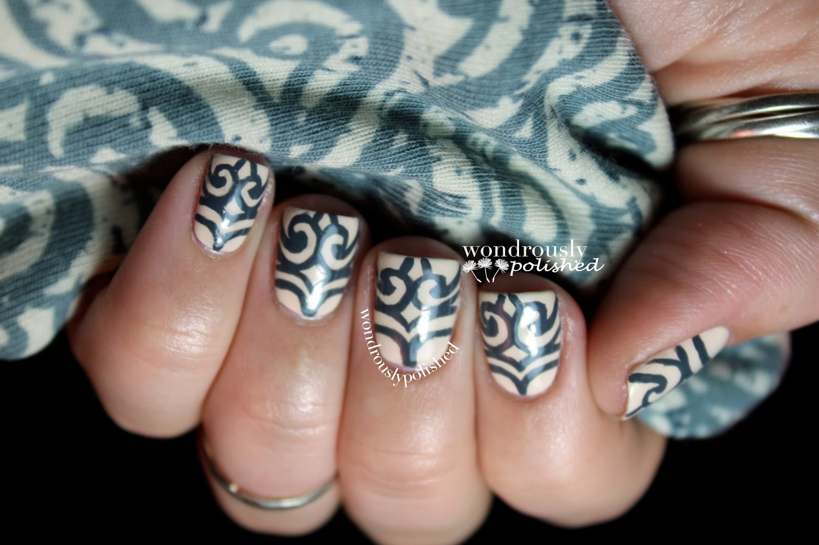 Wondrously Polished: April Nail Art Challenge - OOTD