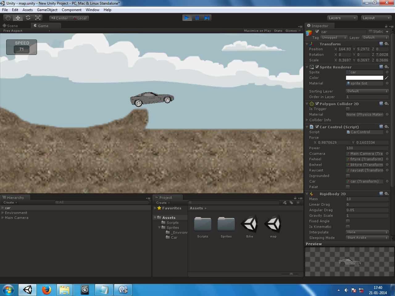 Physicist3d Blog : 2D Car Game Update 3 with download (new features ...