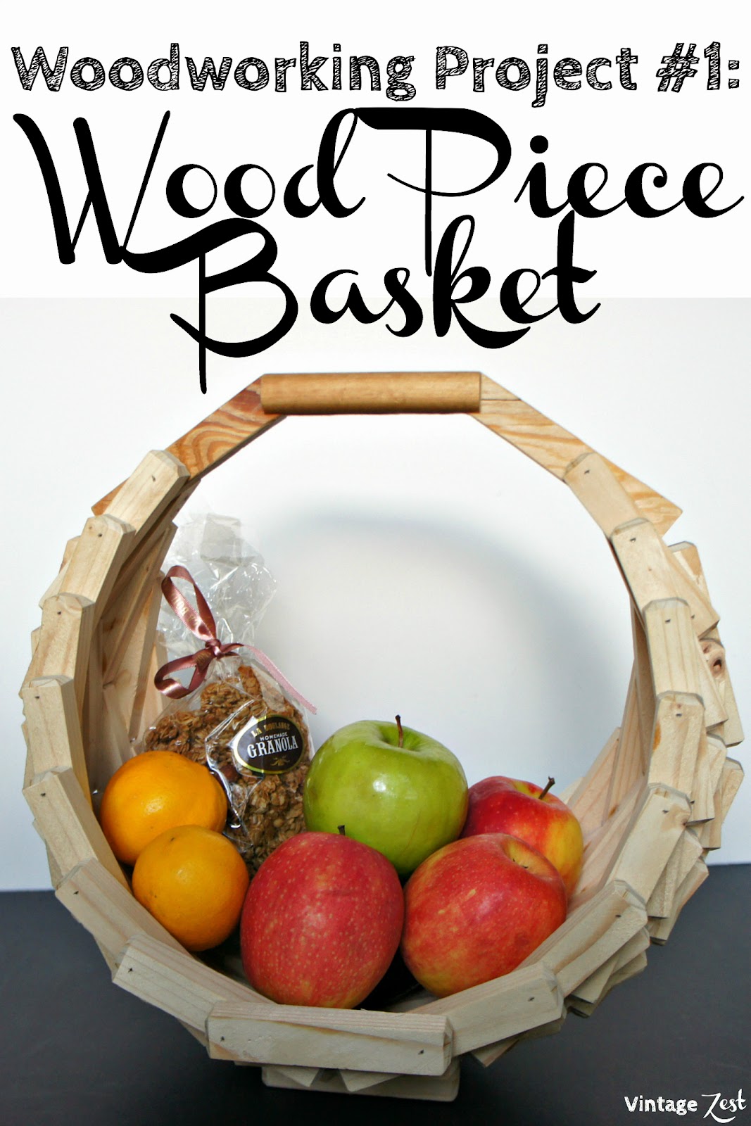 Woodworking Project #1: Wood Piece Basket ~ Diane's Vintage Zest!