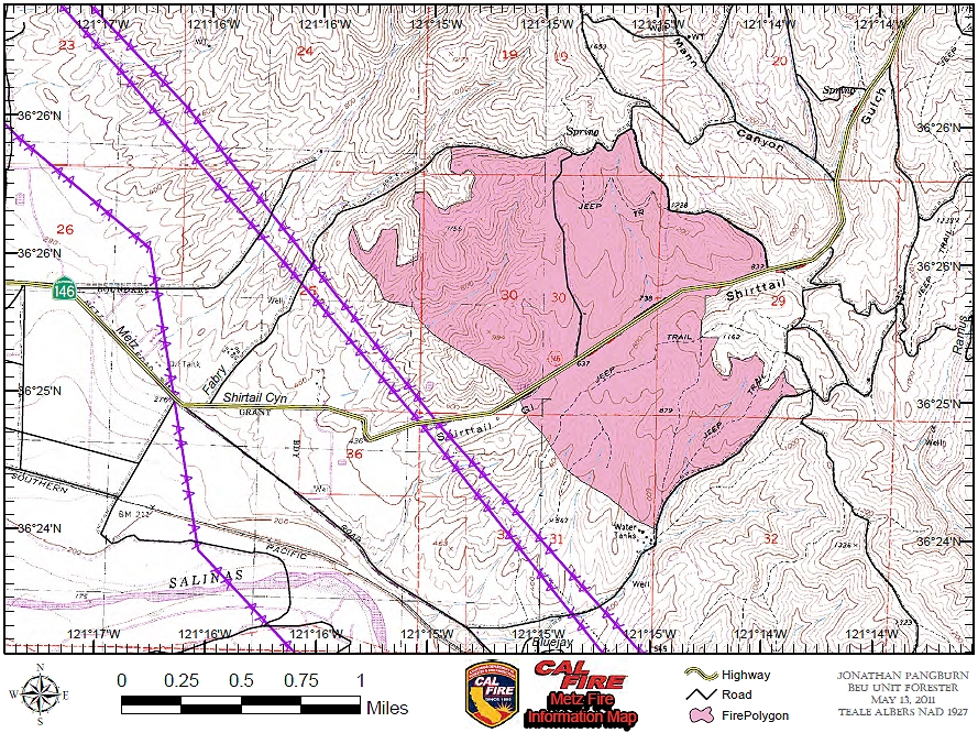 CFN - CALIFORNIA FIRE NEWS - CAL FIRE NEWS : CA-BEU-METZ Incident: # ...