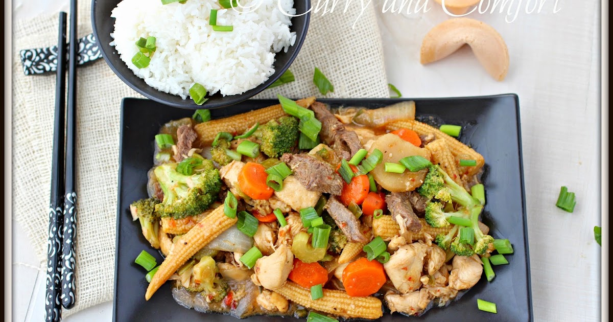 Kitchen Simmer Double Delight Chicken And Beef Stir Fry Kitchendrawercontest