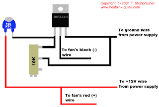 Scheme Electronice: Fan Temperature Controller cu termistor