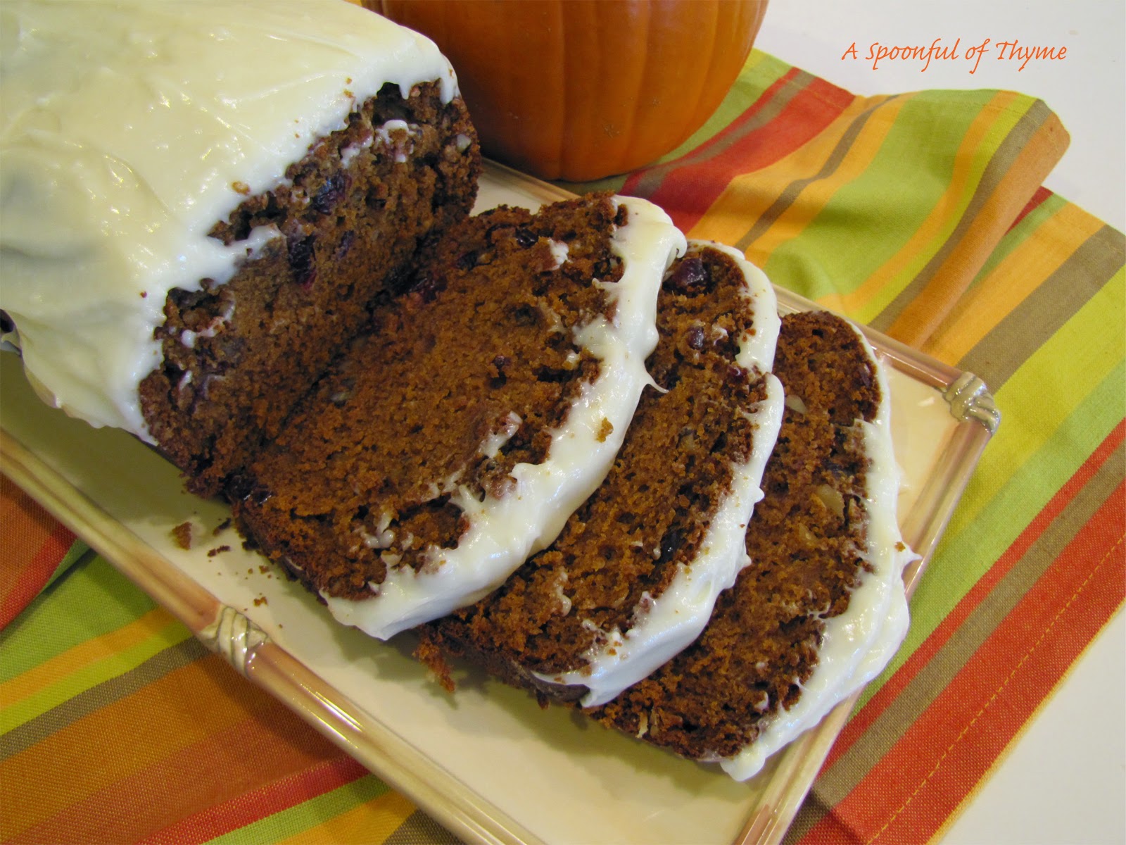 Pumpkin Molasses Tea Bread